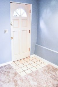 Yes, You Can Carpet over Tile Floor! - The Handyman's Daughter