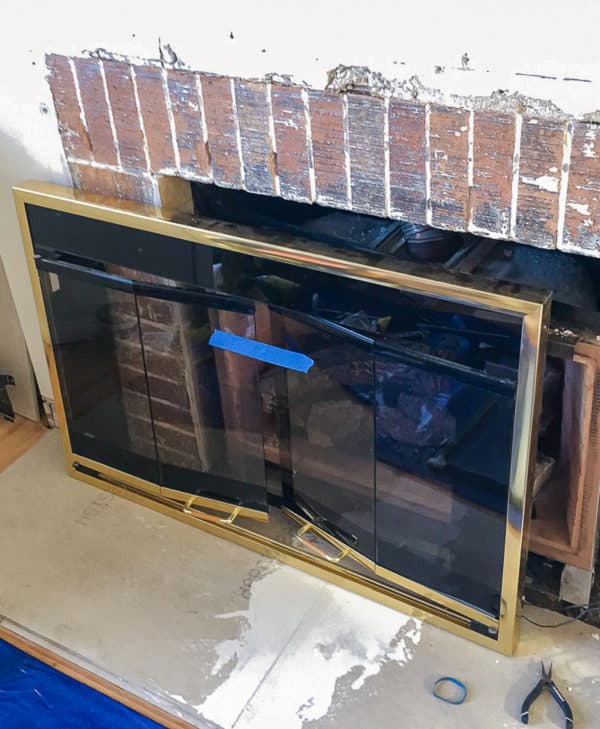 How to Tile Over a Brick Fireplace - The Handyman's Daughter