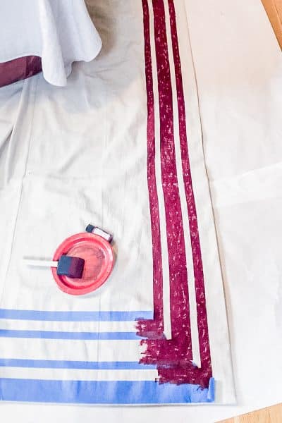 DIY Area Rug from a Canvas Drop Cloth - The Handyman's Daughter