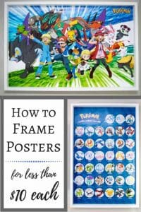 How to Frame a Poster for Less than $10 - The Handyman's Daughter
