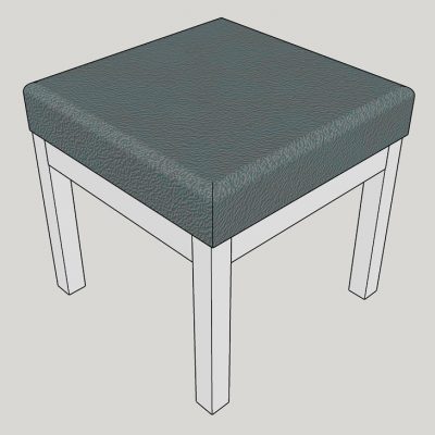 DIY Ottoman Makeover & Woodworking Plans - The Handyman's Daughter