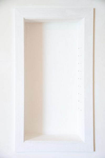 How to Build Recessed Bathroom Shelves - The Handyman's Daughter