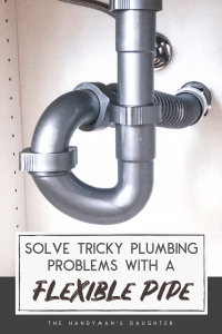 How to Install a Flexible Waste Pipe When the Drain Doesn't Line Up ...