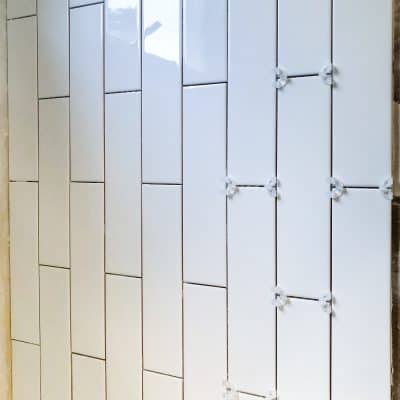 How to Install Vertical Subway Tile - The Handyman's Daughter