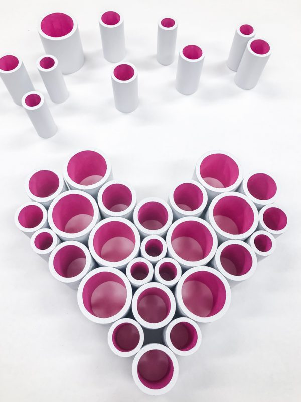 PVC Pipe Project - Valentine's Day Heart - The Handyman's Daughter