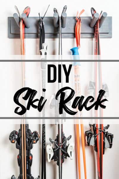 Cheap and Easy DIY Ski Rack - The Handyman's Daughter