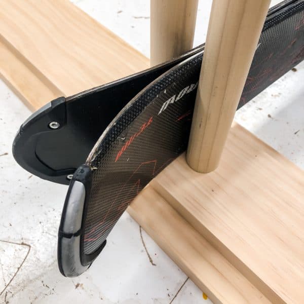 Cheap and Easy DIY Ski Rack - The Handyman's Daughter