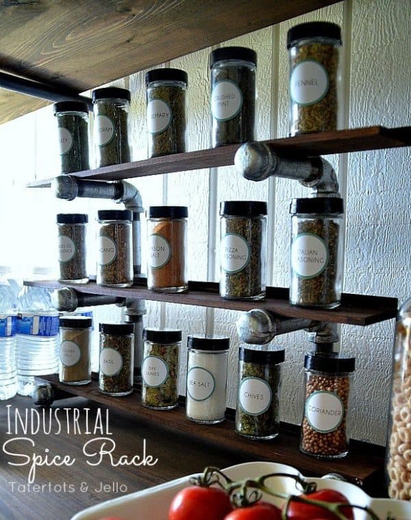 20 Genius Spice Rack Ideas for your Kitchen - The Handyman's Daughter