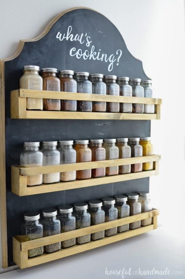 20 Genius Spice Rack Ideas for your Kitchen - The Handyman's Daughter
