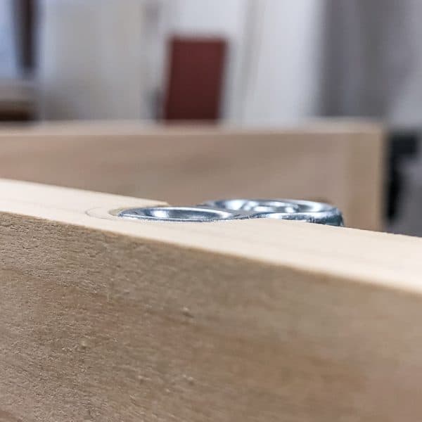 How to Install Figure 8 Table Top Fasteners - The Handyman's Daughter