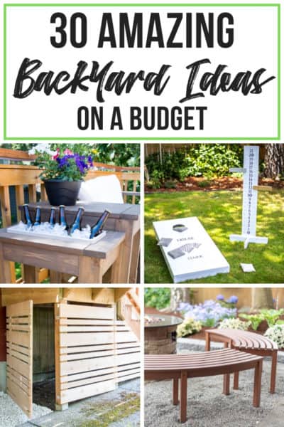 30 Cheap & Easy DIY Backyard Ideas on a Budget - The Handyman's Daughter