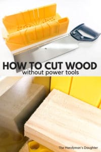 How to Use a Miter Box to Cut Wood Without Power Tools - The Handyman's ...