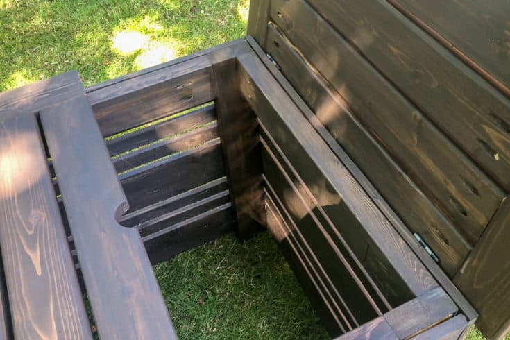 DIY Umbrella Stand Side Table - The Handyman's Daughter