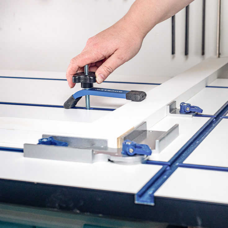 DIY T Track Table with Storage - The Handyman's Daughter