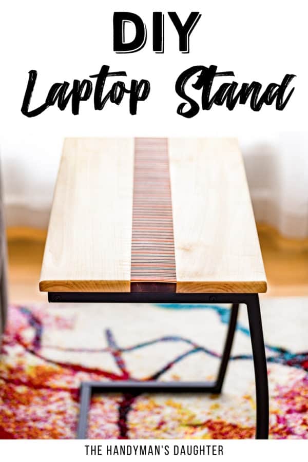 DIY Laptop Stand or Side Table - The Handyman's Daughter