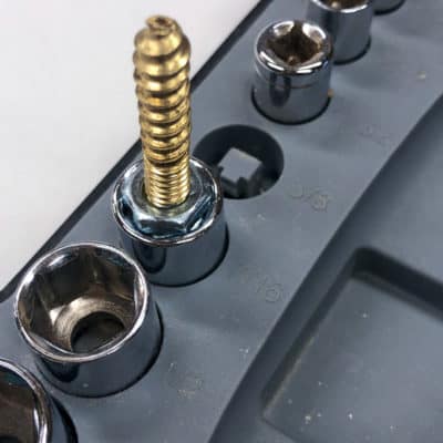 How to Install Hanger Bolts - Two Different Ways - The Handyman's Daughter