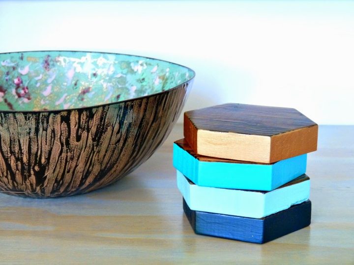 15 Easy DIY Wood Coaster Design Ideas - The Handyman's Daughter