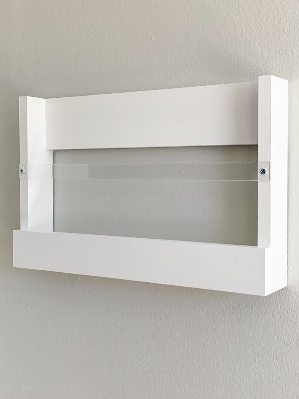 DIY Magazine Rack for the Wall - The Handyman's Daughter