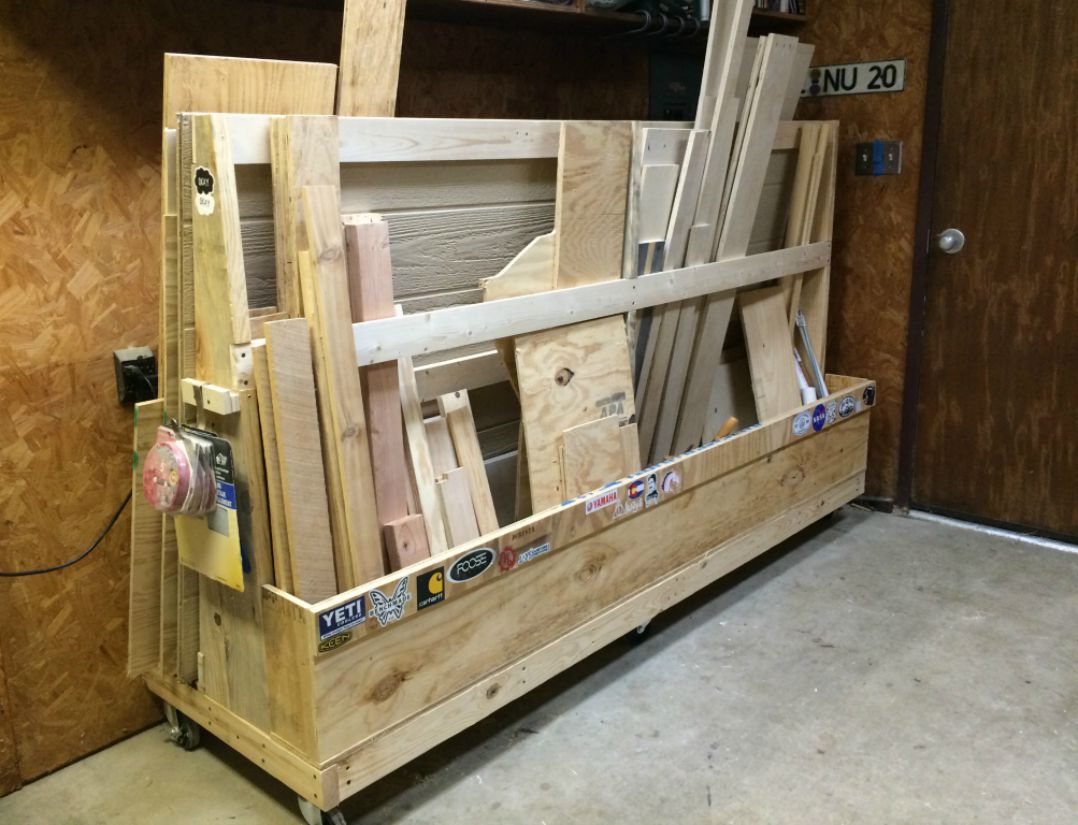 15 Smart Lumber and Scrap Wood Storage Ideas - The Handyman's Daughter