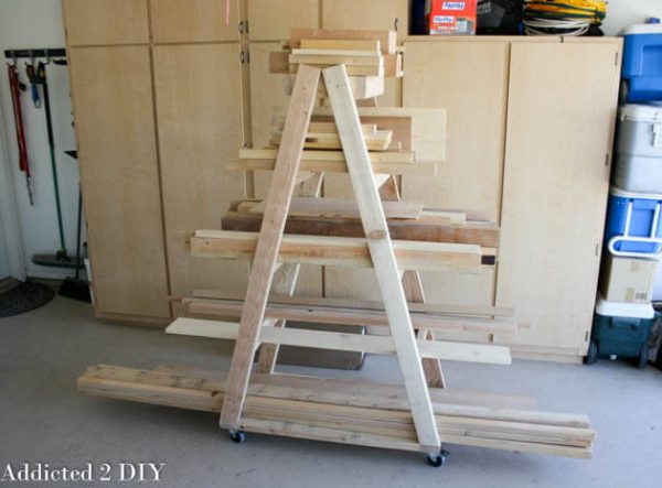 15 Smart Lumber and Scrap Wood Storage Ideas - The Handyman's Daughter