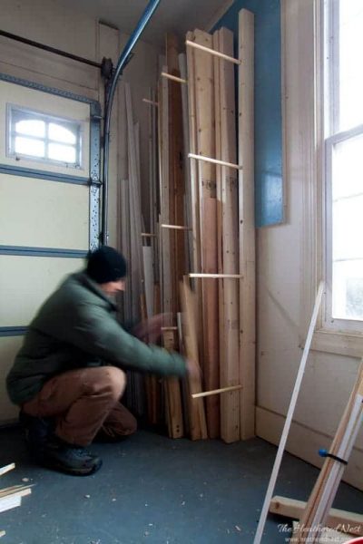 15 Smart Lumber and Scrap Wood Storage Ideas - The Handyman's Daughter