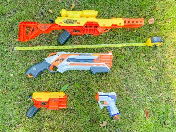 DIY Nerf Gun Storage Rack - The Handyman's Daughter