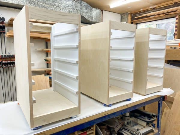 DIY Lego Desk with IKEA Trofast Bin Storage - The Handyman's Daughter