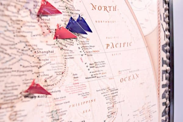 DIY Push Pin Travel Map - The Handyman's Daughter