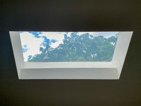 DIY Skylight Shade [with a regular curtain!] - The Handyman's Daughter
