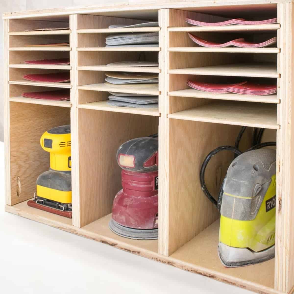 Sandpaper Organization Woodworking Portable Sandpaper Storage