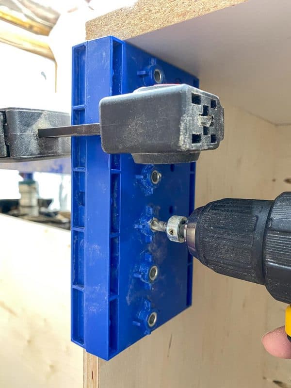 How to Drill Shelf Pin Holes [Two Different Ways] - The Handyman's Daughter
