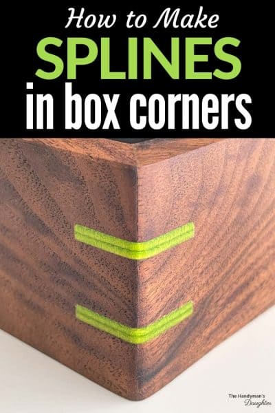 How to Make and Use a Spline Jig - The Handyman's Daughter