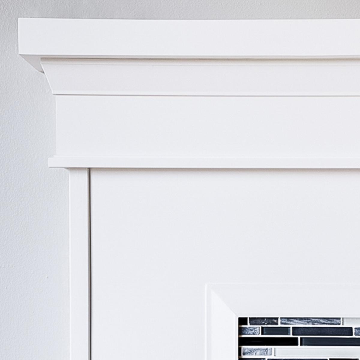 Crown Molding Around Fireplace Enhance Your Fireplace With Fluted Trim