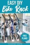 Easy DIY Bike Rack for the Wall - The Handyman's Daughter