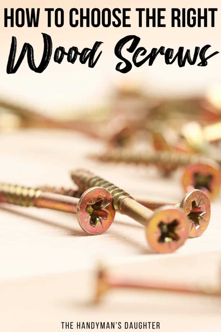 Types Of Wood Screws Chart at Harrison Greenwood blog