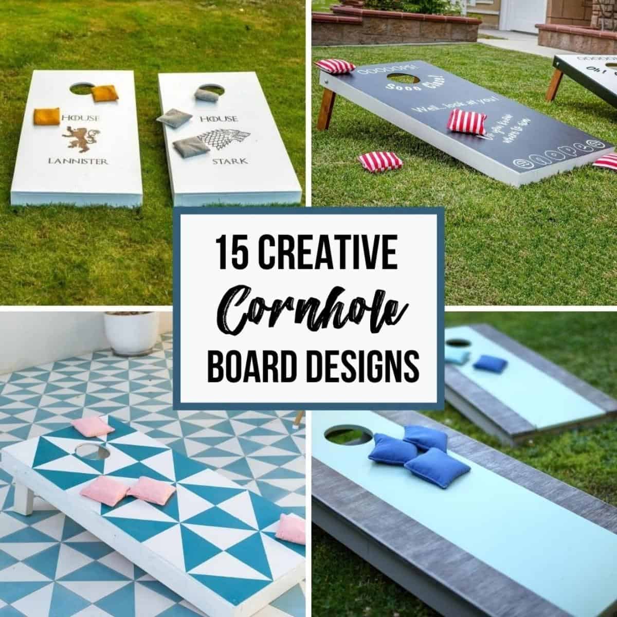 DIY Cornhole Boards with Free Plans - The Handyman's Daughter