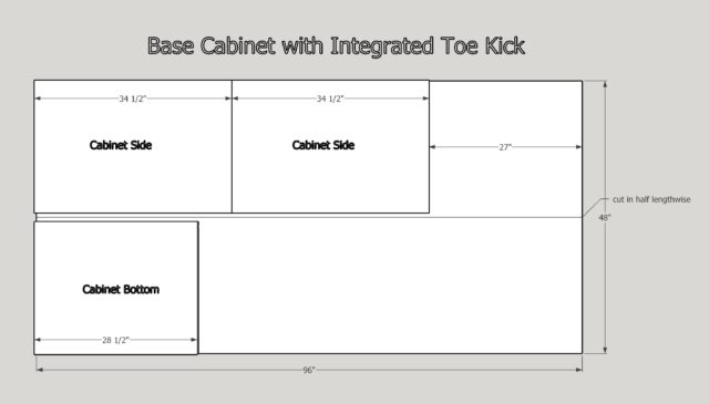 How to Build a Base Cabinet Box - The Handyman's Daughter