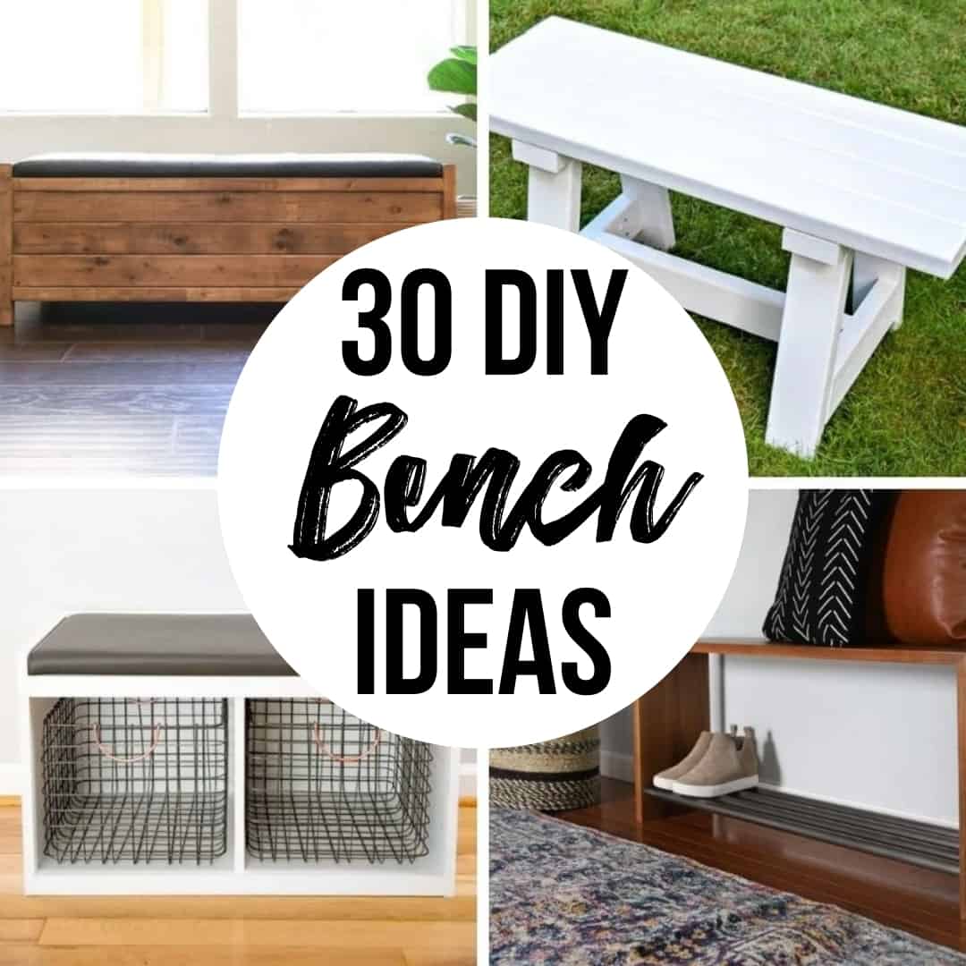 30 Amazing DIY Bench Ideas for Every Room - The Handyman's Daughter