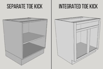 Cabinet Toe Kicks - Dimensions, Options & Installation - The Handyman's ...