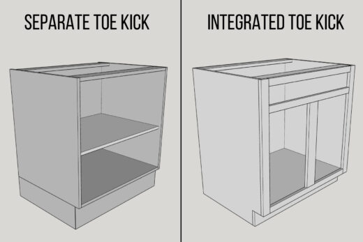Cabinet Toe Kicks - Dimensions, Options & Installation - The Handyman's ...