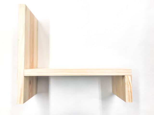 Easy Adjustable DIY Desk Shelf [with plans] - The Handyman's Daughter