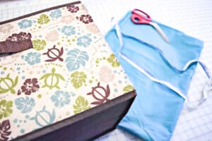 How to Cover a Box with Fabric - The Handyman's Daughter