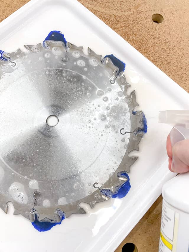 How to Clean Saw Blades for Better Cuts - The Handyman's Daughter