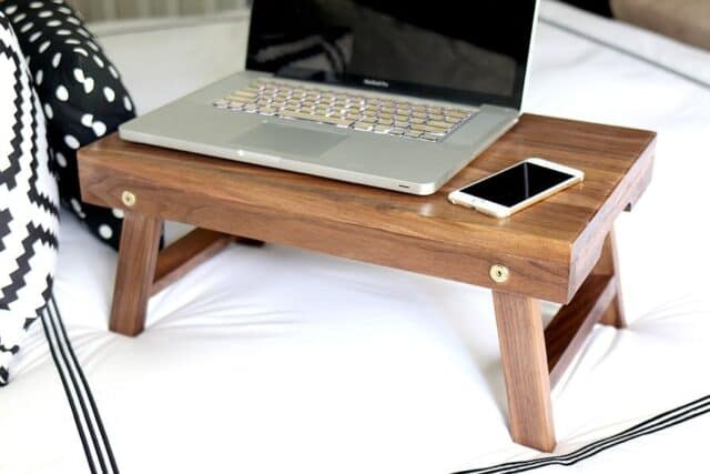 17 Smart & Simple DIY Laptop Stand Ideas - The Handyman's Daughter