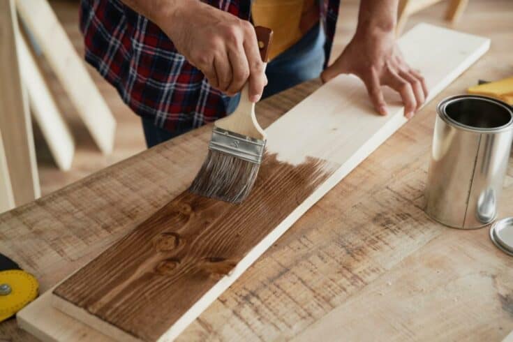 Beginner's Guide to Pre-Stain Wood Conditioner - The Handyman's Daughter
