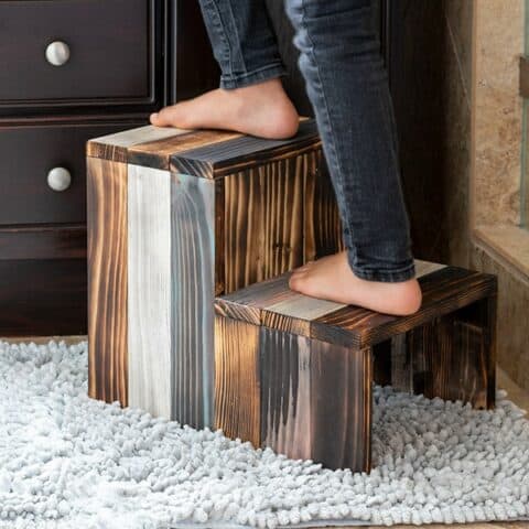 15 Easy DIY Step Stool Ideas for Kids and Adults - The Handyman's Daughter