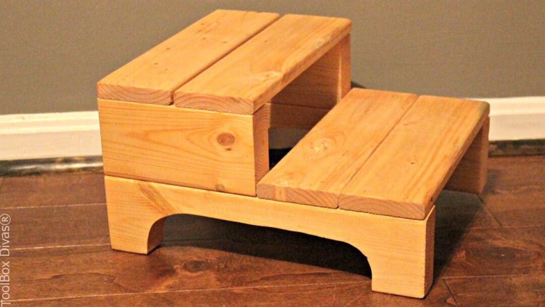 15 Easy DIY Step Stool Ideas for Kids and Adults - The Handyman's Daughter