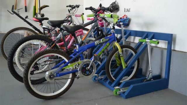10 Smart DIY Bike Rack Ideas for your Garage - The Handyman's Daughter