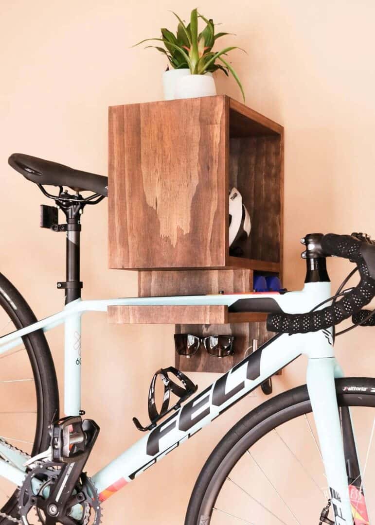 10 Smart DIY Bike Rack Ideas for your Garage - The Handyman's Daughter
