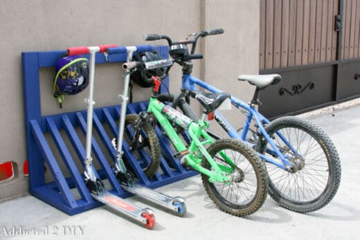 10 Smart DIY Bike Rack Ideas for your Garage - The Handyman's Daughter